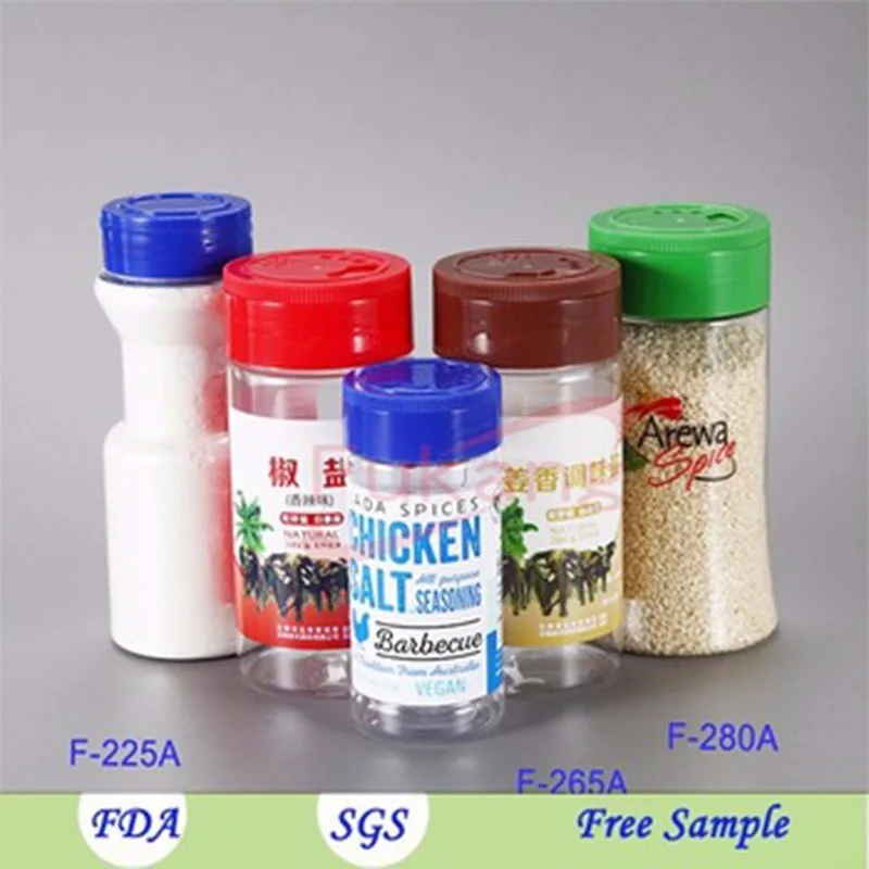 Plastic Salt & Pepper Bottles Containers Plastic 1 Kg Packs Burmain ...