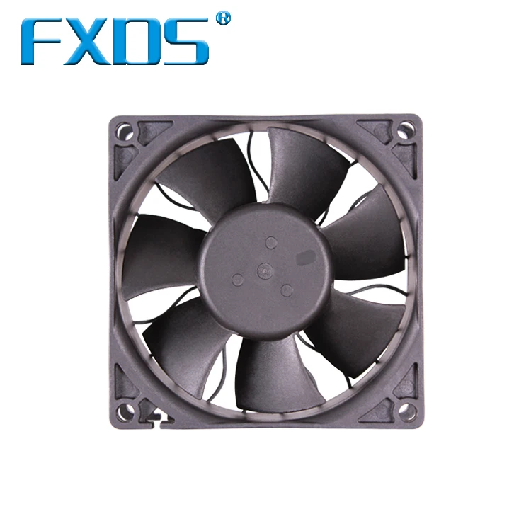 Rohs 8cm Dc Axial Flow Fan 80*80*25mm Voltage 24v Sleeve Bearing ...
