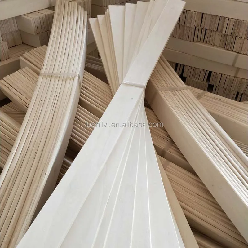 Bleached Poplar Wood LVL Plywood for Bed Slat Sofa Bed