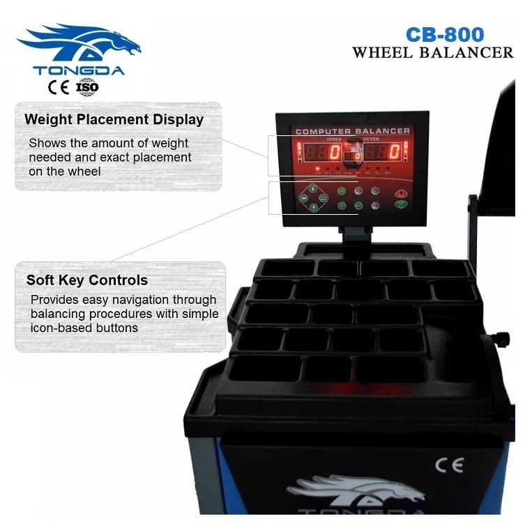 Tongda Car Spin Wheel Balancer - Precision & Efficiency