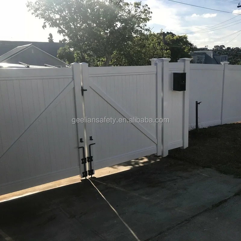 Strong Uv Proof Innovative Design Plastic Vinyl/pvc Garden Fence Panels ...