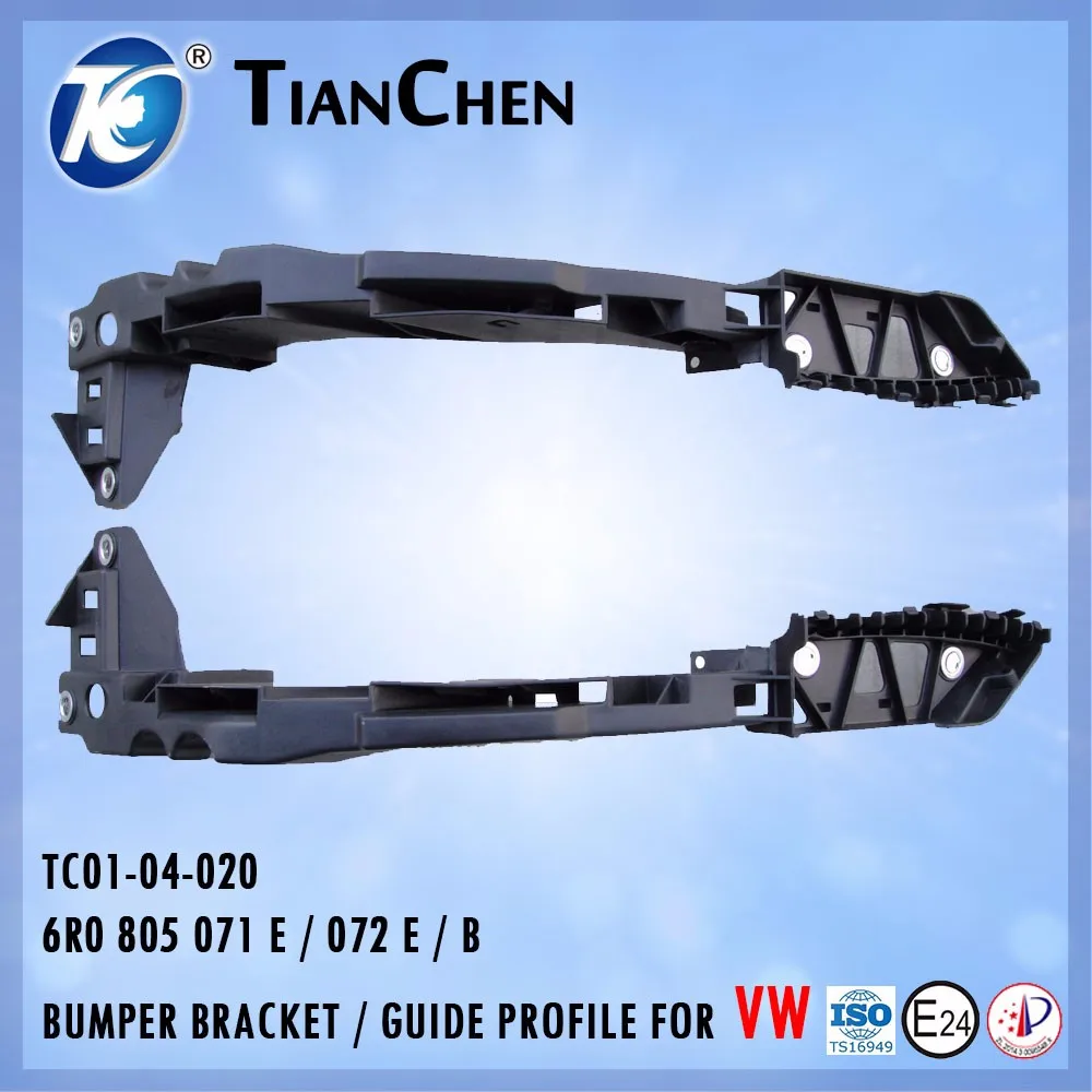 Bumper Bracket (guide Profile) For Vw Polo 2010 6r0 805 071 B 6r0 805 ...