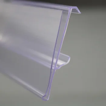 Clear Plastic Price Holder Gondola Shelf Clip Tag Label Holder - Buy ...