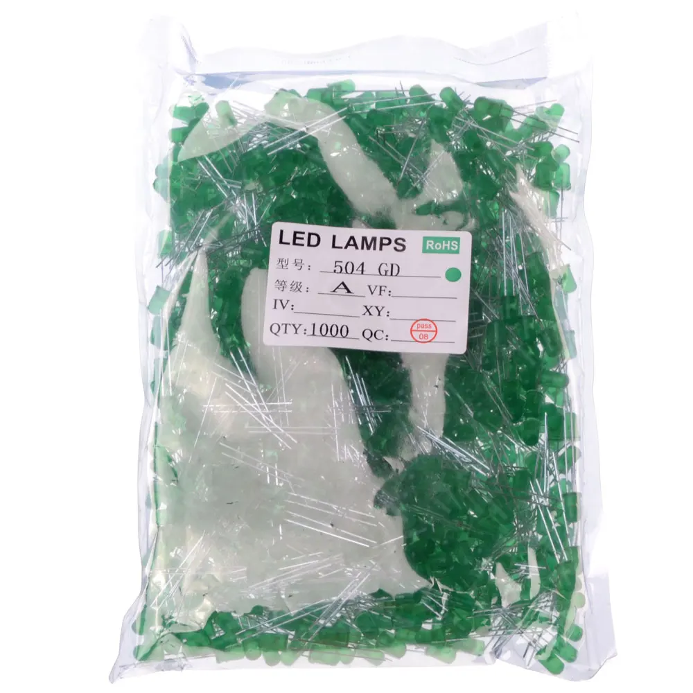 5mm Round Long Feet Led Diode Lights Green(1000pc) - Buy Diode Lights ...