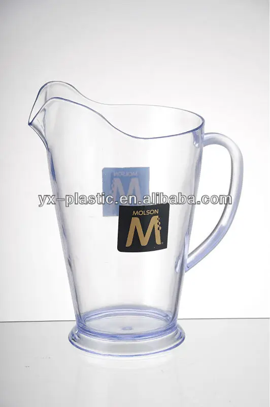 1.8l Plastic Beer Pitcher With Ice Tube And Lid - Buy Beer Pitcher ...