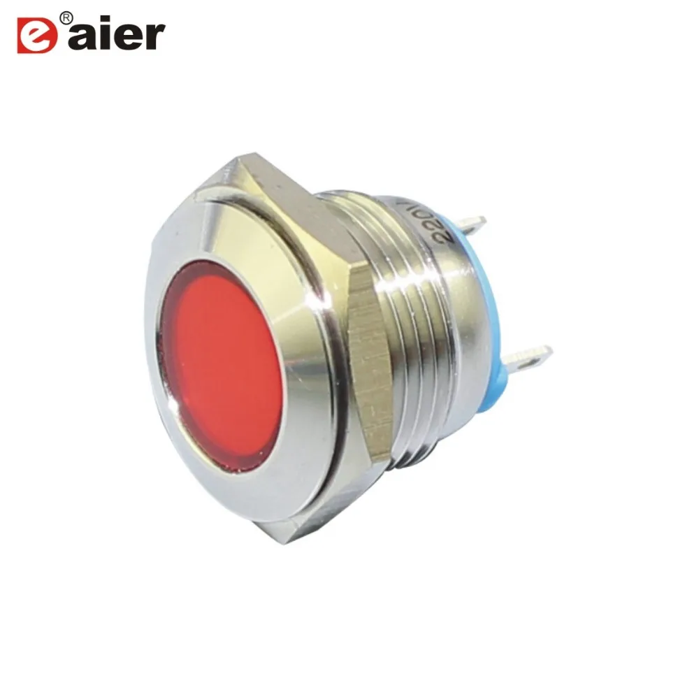 12mm Mini Black Automotive Ip67 Waterproof Led Pilot Light Signal Lamp ...