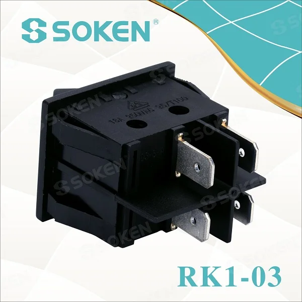 RK1-03 Kema Rocker Switch 16a 250vac T125 for Audio Equipments