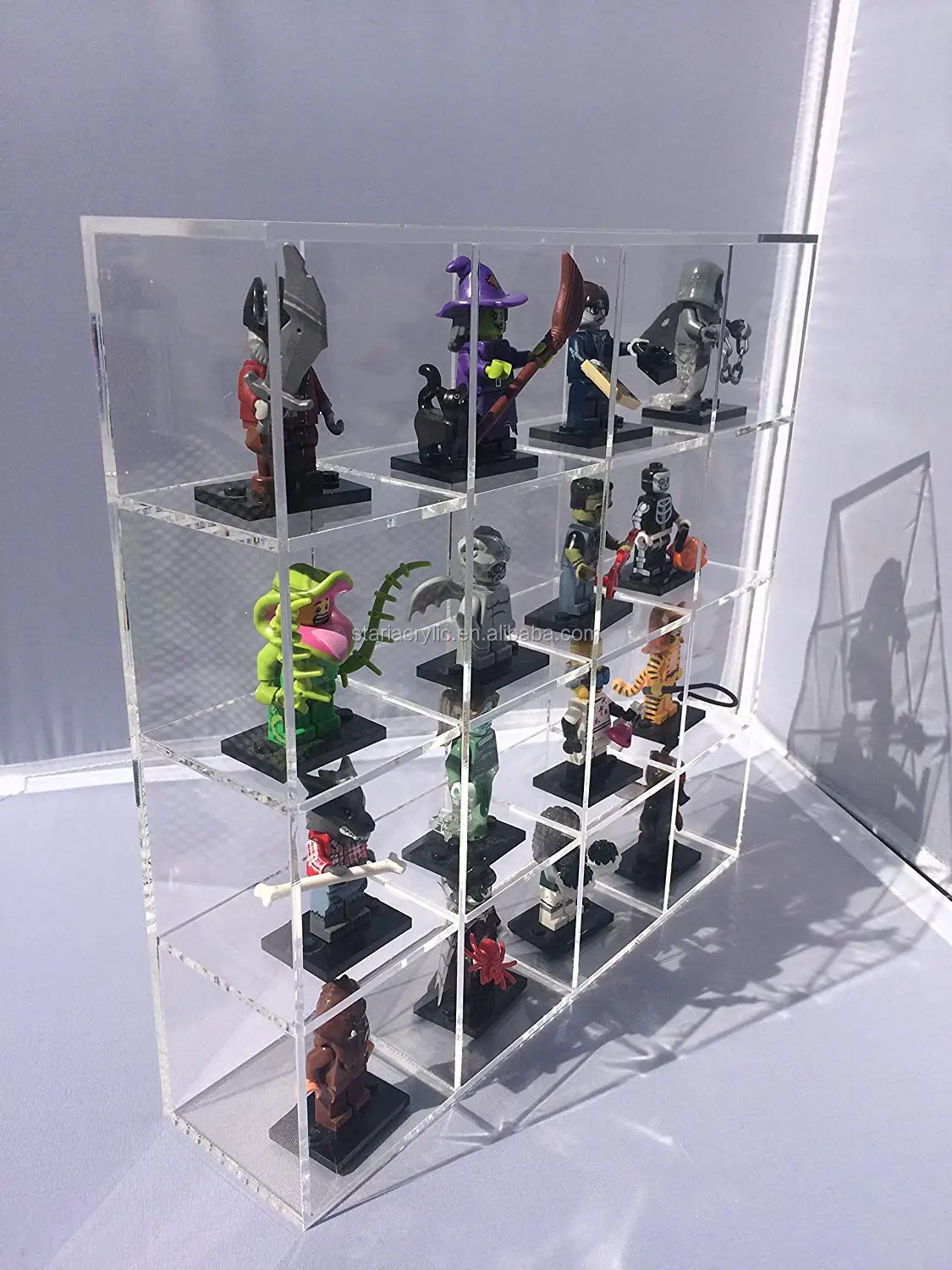Custom Acrylic Display Holder Clear Acrylic Mini Figures Case ...