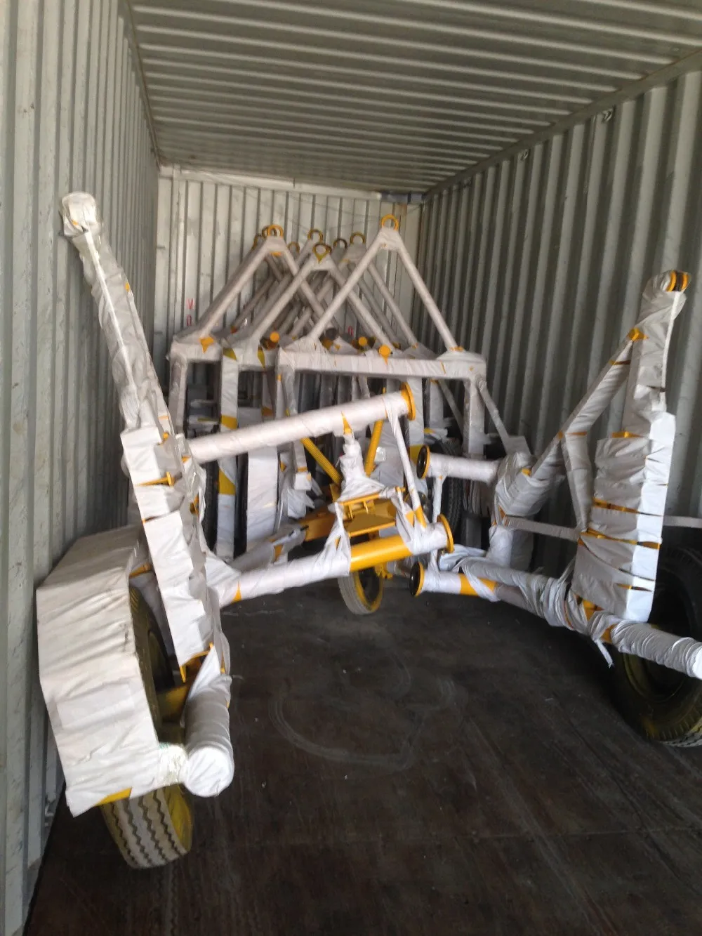 1.5T Steel Wire Reel Trailer Made in CHINA/ Fiber Cable Drum Trailer ...