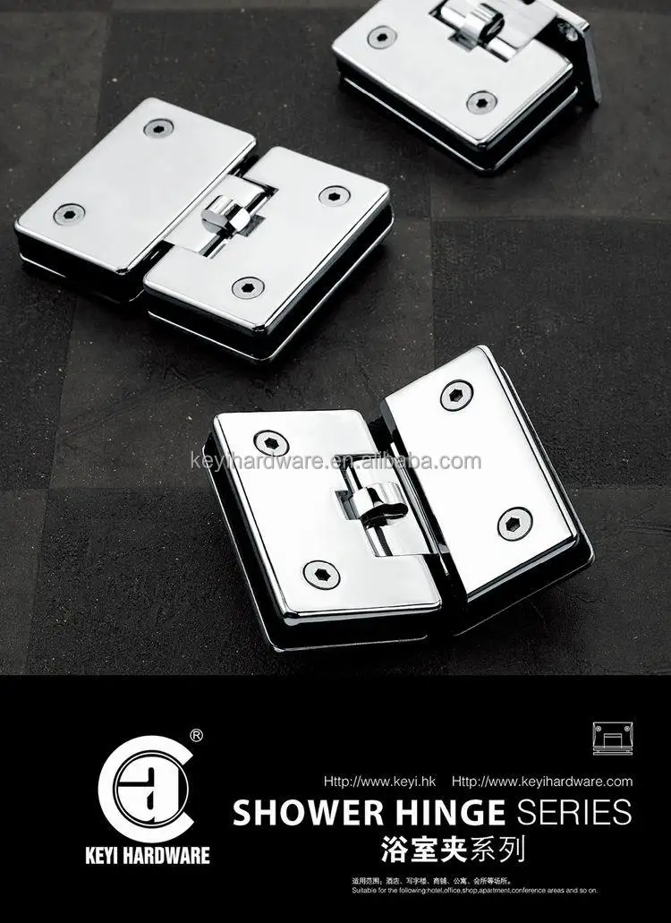 Customization Pivot Shower Hinge Wall To Glass 90 Degree Door Shower ...