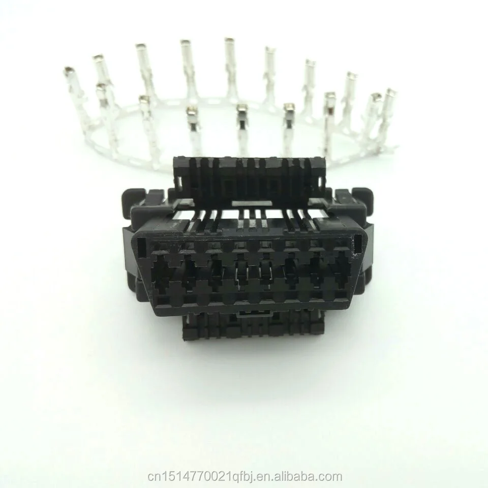 OBD2 16Pin Female Terminal OBD2 16Pin Female Connector OBDii Wire ...