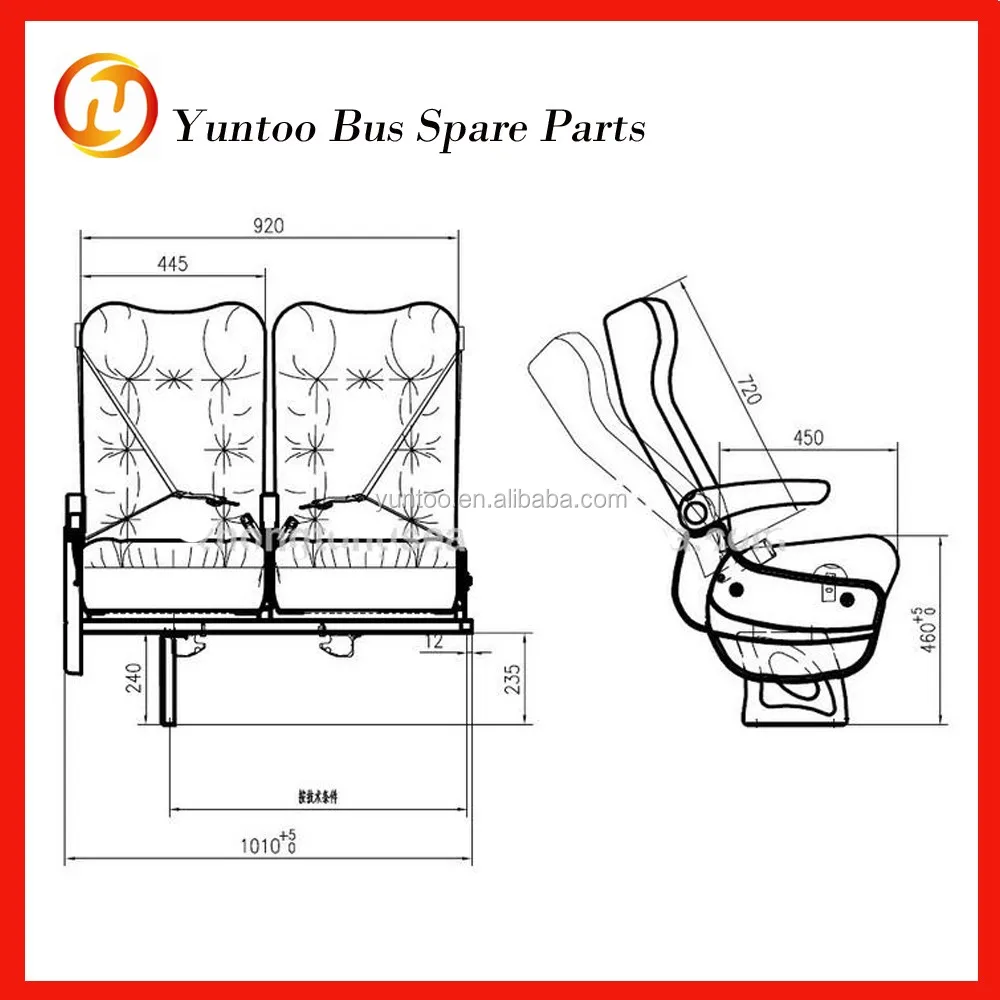 Luxury Bus Reclining Seat - Buy Bus Reclining Seat,Bus Chair,Luxury ...