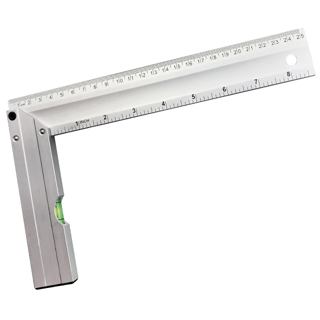 10inch/250mm Aluminum Try Square/angle Square With Level - Buy Try ...