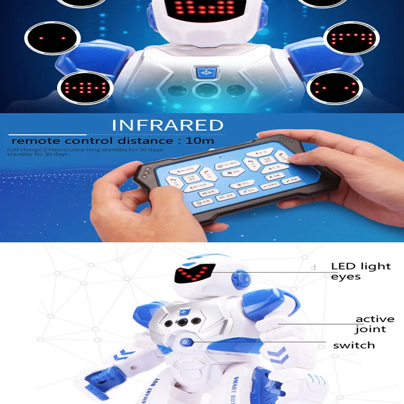 Usb Charging Robot Toy Rc Gesture Sensor Smart Robot Manipulator Hand ...