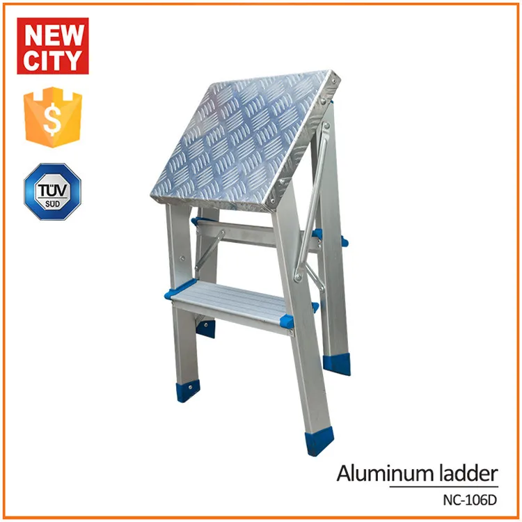 Hot Sale 150kg Loading Capacity Wide Step Platform Aluminum Step Ladder ...