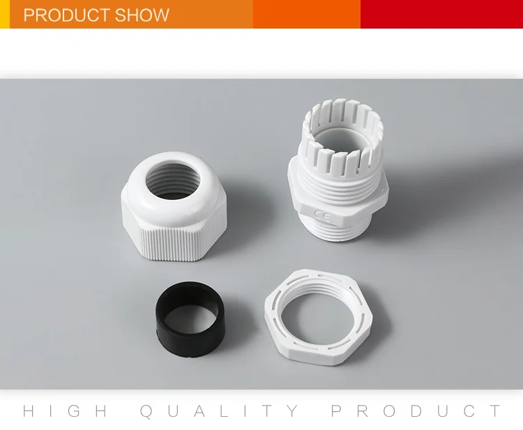 Manufacturer direct sale PG7-L type waterproof long thread nylon Cable ...