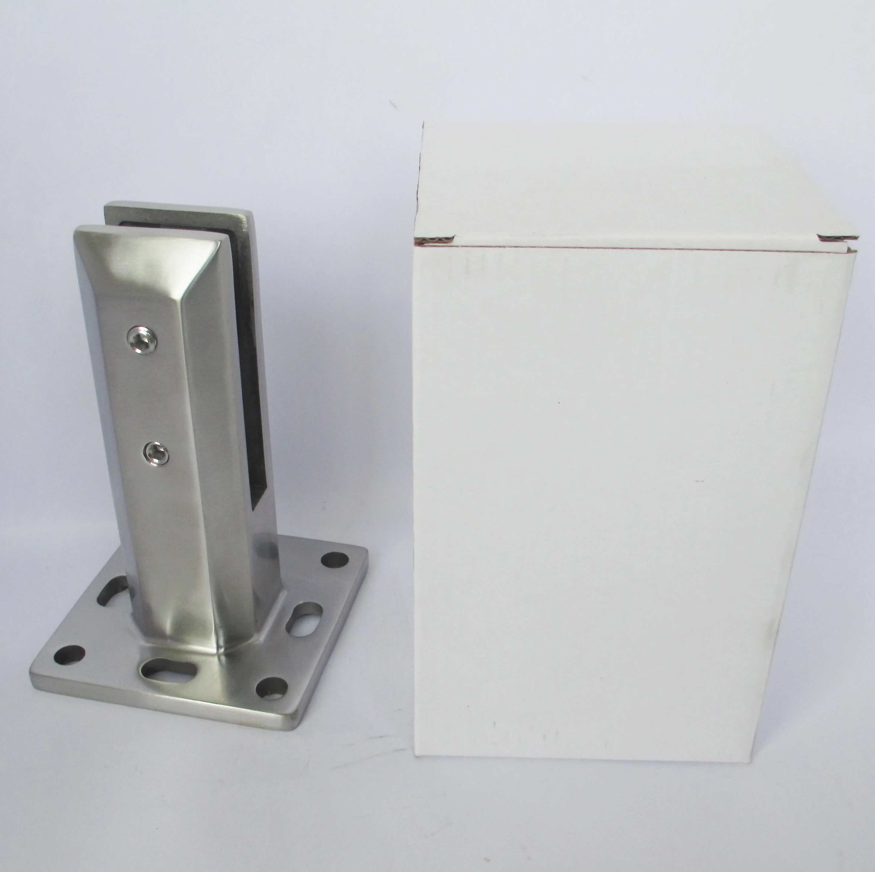 Stainless Steel Staircase Spigot Glass Railing Face Mounted Smart Glass ...