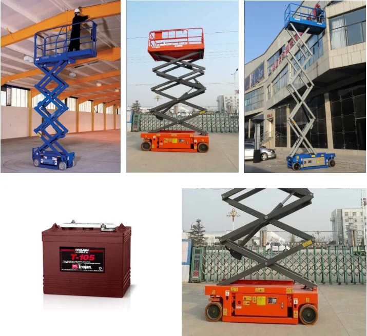 Self Propelled 1000kg Mobile Skylift Hydraulic Electric Scissor Lift ...