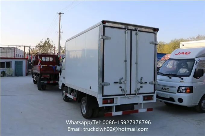 0.5ton -1.5 Ton Iron Corrugated Van Body Jac Mini Box Truck - Buy Mini ...