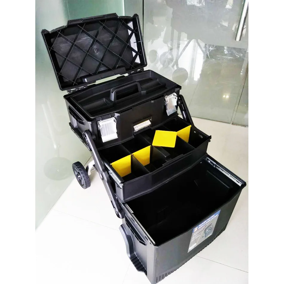 Stanley Fatmax Style Stackable Trolley Tool Box Plastic