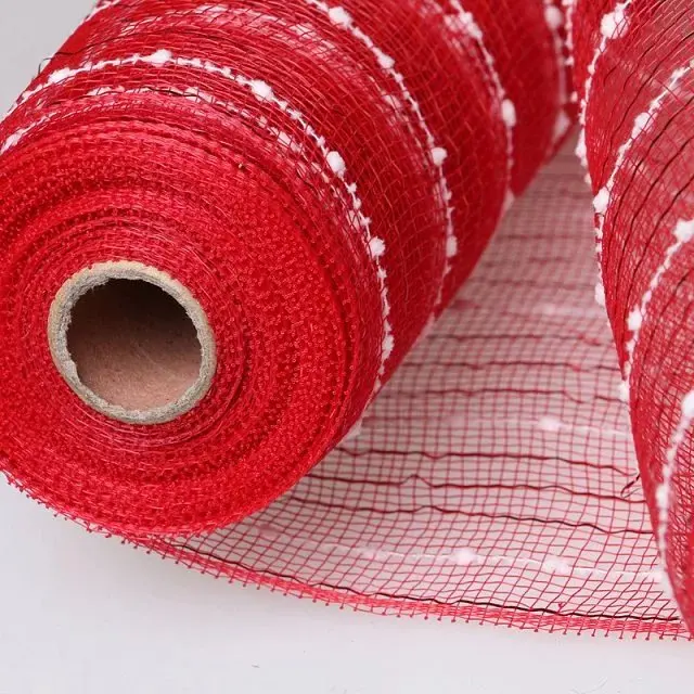 New Design Deco Mesh Florist Flower Wrapping Mesh Roll Gift Wrapping ...