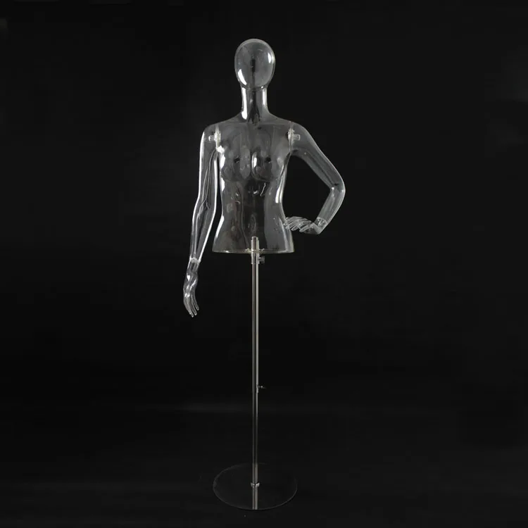 Fashionable Clear Mannequins Transparent Female Manikin Women Upper ...