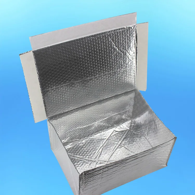 Self-adhesive Thermal Insulated Metallic Foil Bubble Box Liner/thermal ...