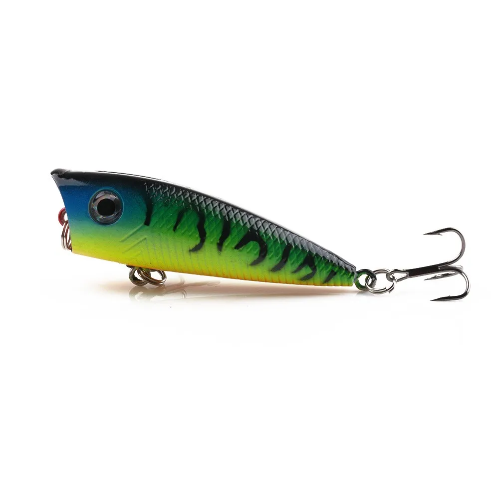 60mm Saltwater Leurre Popper Fishing Lure Tuna Topwater Popper Fishing ...