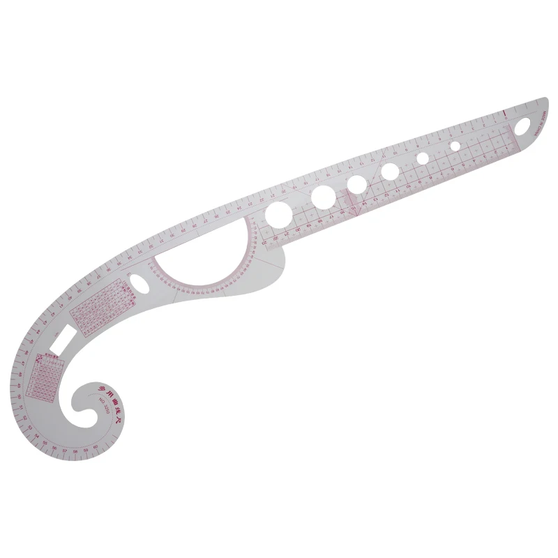 3250 Plastic Transparent French Curve Ruler Spline Sewing Patchwork ...