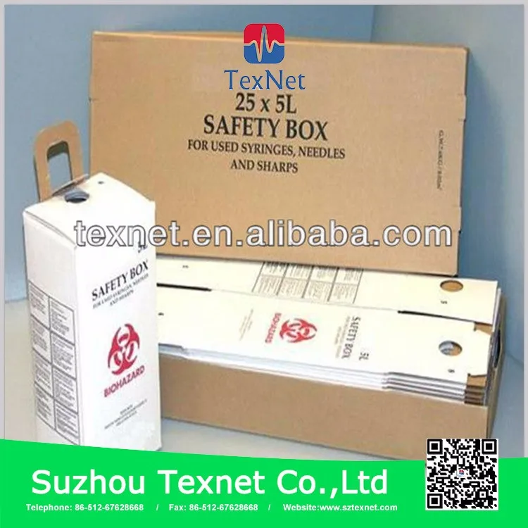 Medical Safety Box For Hospital,Safety Needle Box,Medical Waste Box ...