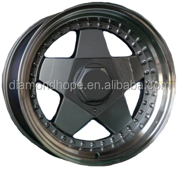 Alloy Black Star Wheels 4 Holes Multi Size Car Rims - Buy China Wheel ...