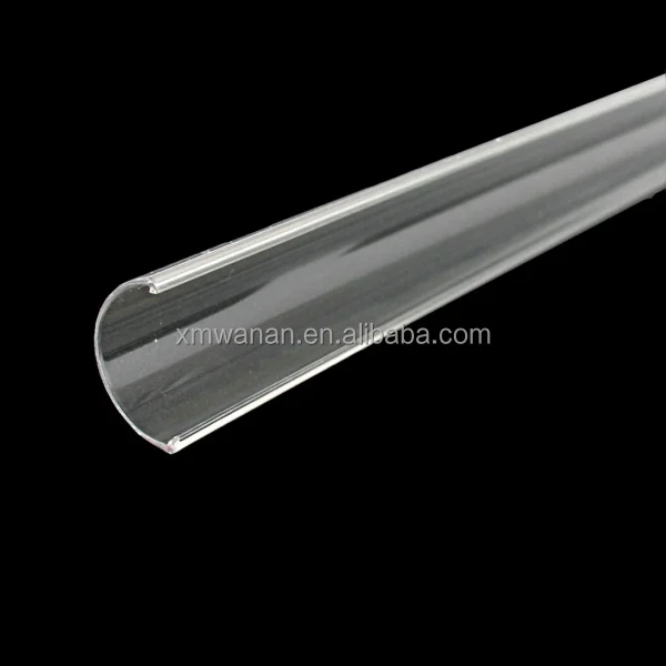 18mm Super Clear Polycarbonate Half Round Plastic Led Tube Lamp Cover ...