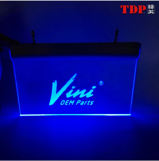 Custom Made Laser Engraving Hanging Backlit Edge Lit Light Acrylic Led ...