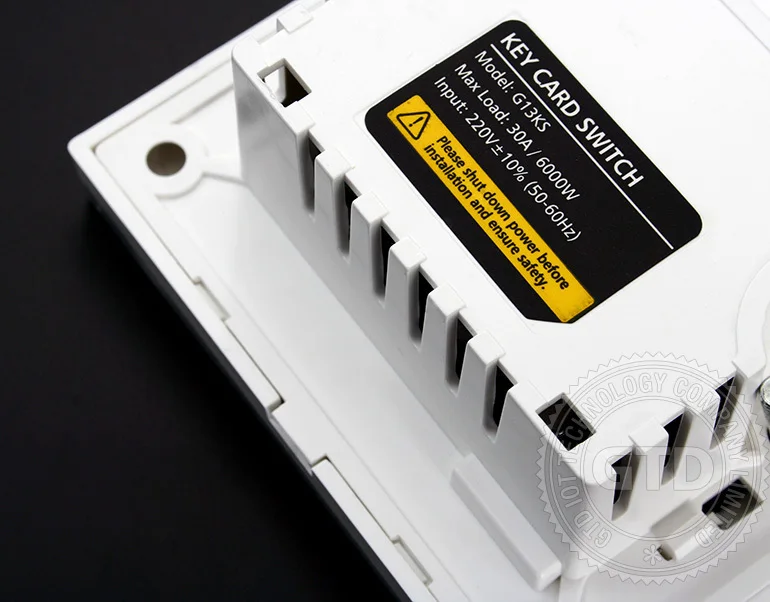 Smart Hotel Card Key Switch,Tempered Glass Panel,Rfid Card Reader - Buy ...