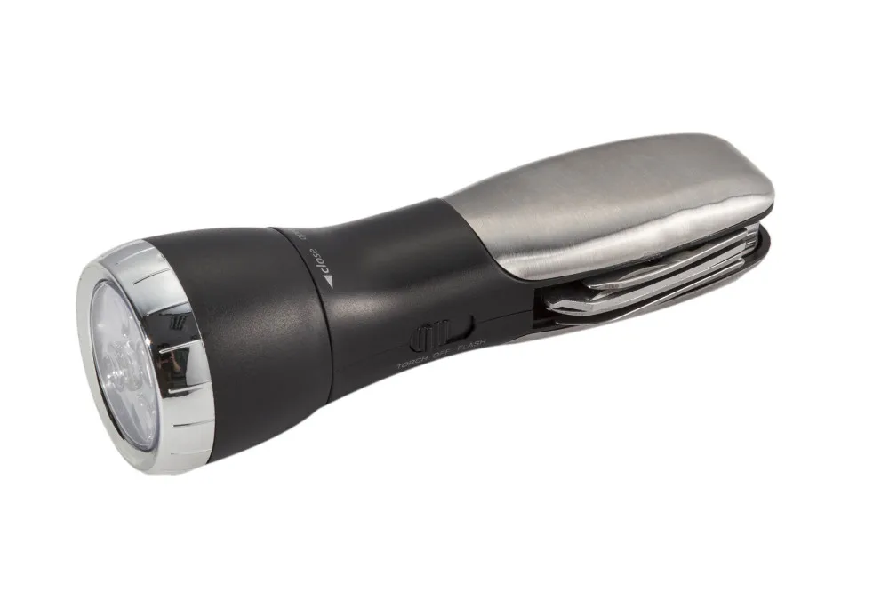 Promotional 4+1 Led Multi-tool Flashlight Set- All In One Utility ...