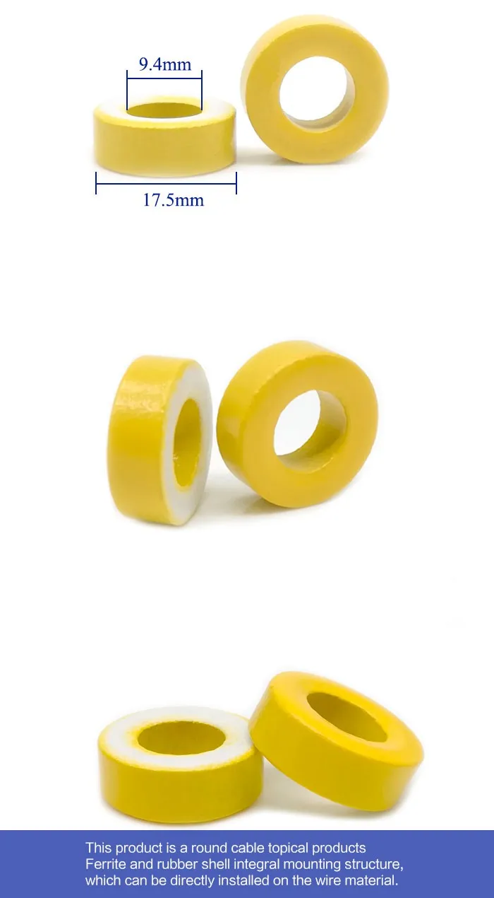 T68-26A High Permeability Soft Ring Ferrite Core Toroid