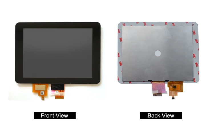 High Quality 8 Inch 1024x768 Lvds Lcd Tft Display With Capacitive Touch ...