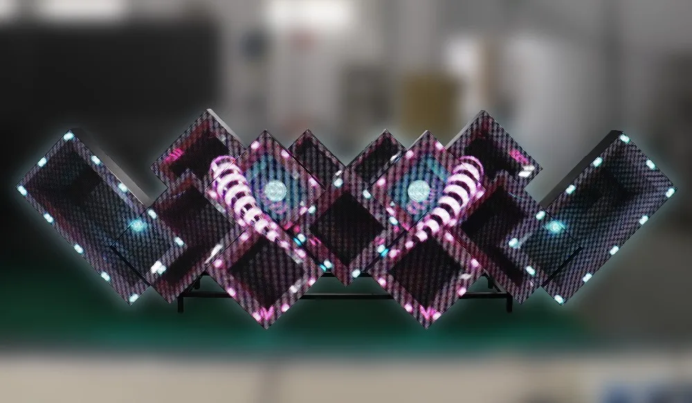 Butterfly LED DJ Booth Display - Versatile Advertising Screen