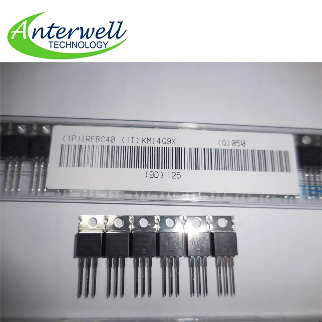 Irfbc40 Mosfet N-chan 600v 6.2 Ampli Puissance Mosfet Transistor ...