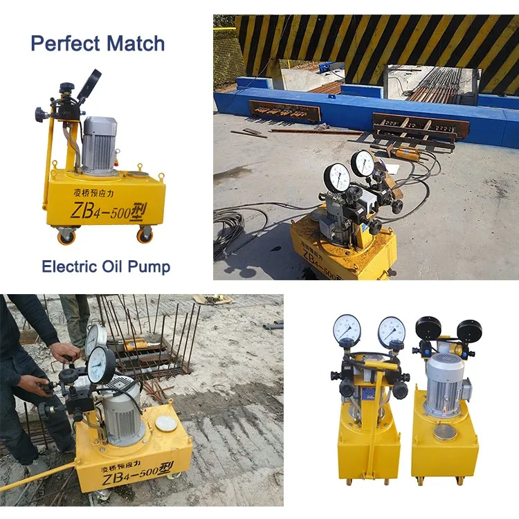 Construction Prestressing 30 Tons Mono Stressing Hydraulic Jacks
