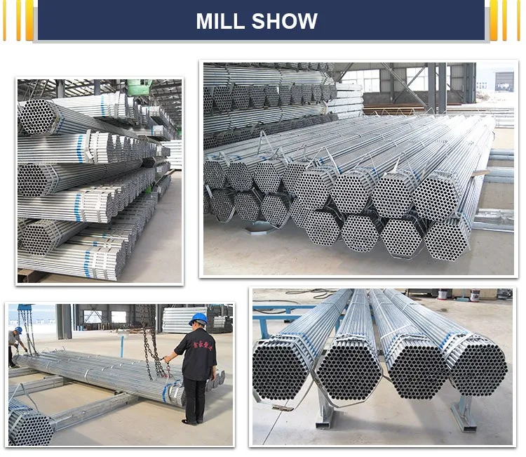 Galvanized Steel Pipe for Tent Pole Pipe 1 1 4 Inch