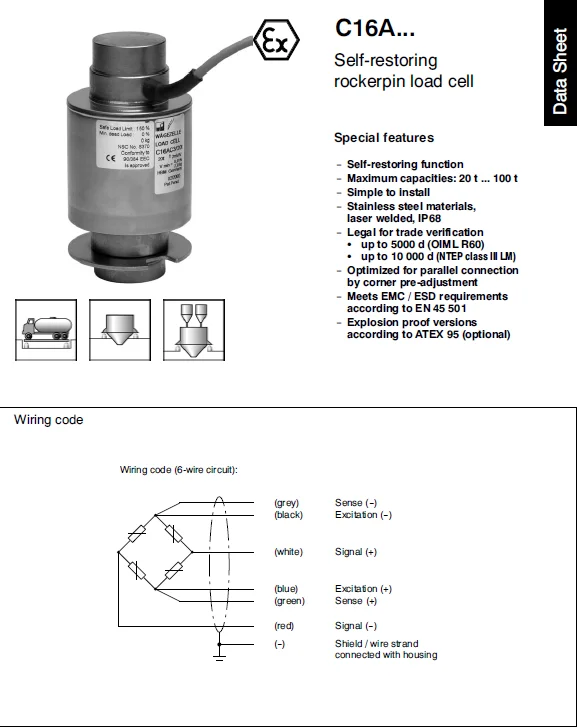 C16a Robust Rocker-pin Load Cell For All Heavy Loads C16ac3/30t Load Cell - Buy C16ac3/30t Load ...