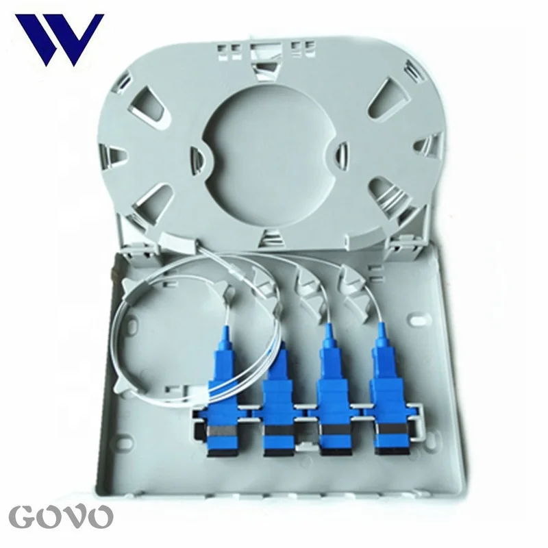 Ftth Mini Odf 4 Port Fiber Faceplate - Buy Fiber Faceplate,4 Port Fiber ...