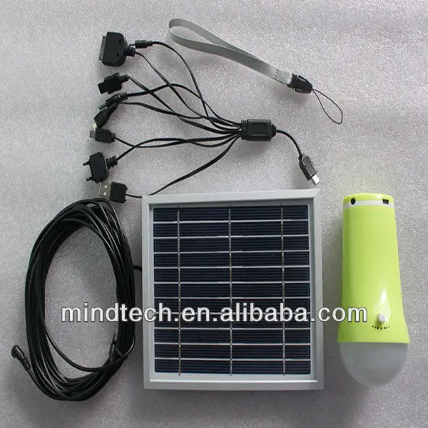 3w High Power Solar Led Bulb Light Home Use Led Mini Solar Light Kits ...