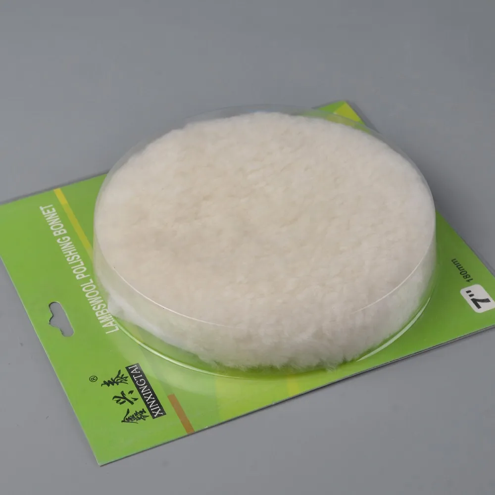 First Quality Multi Sizes Lambskin Buffing Pad Wool Polishing Pad For ...