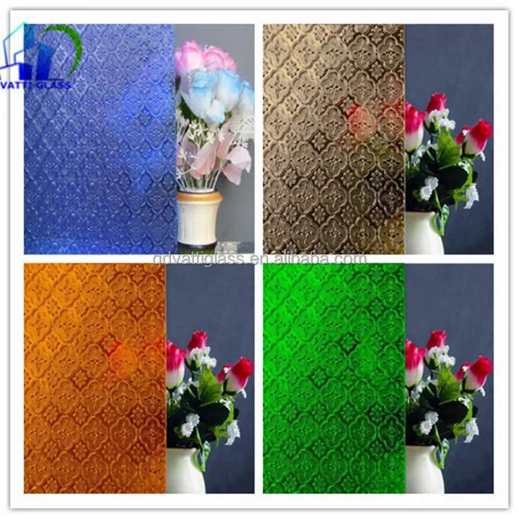 Different Pressed Glass Patterns Acid Etched Pattern Glass Door Frosted ...