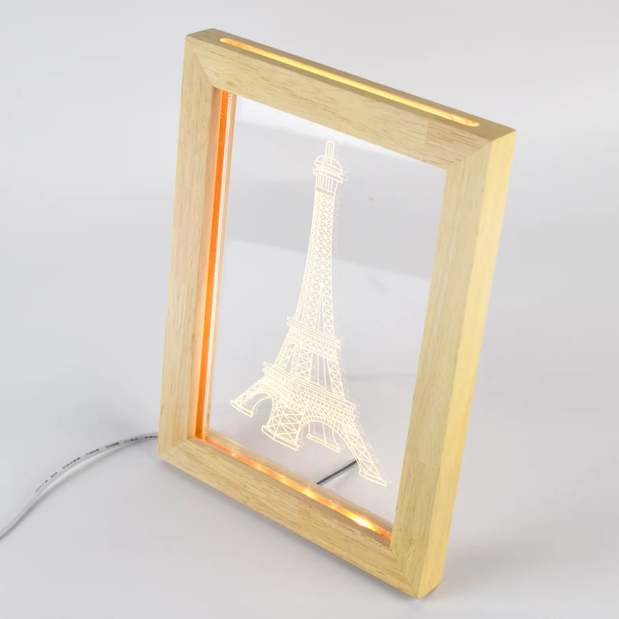 Hot Sale New Led Photo Frame Light Christmas Acrylic 3d Led Light ...