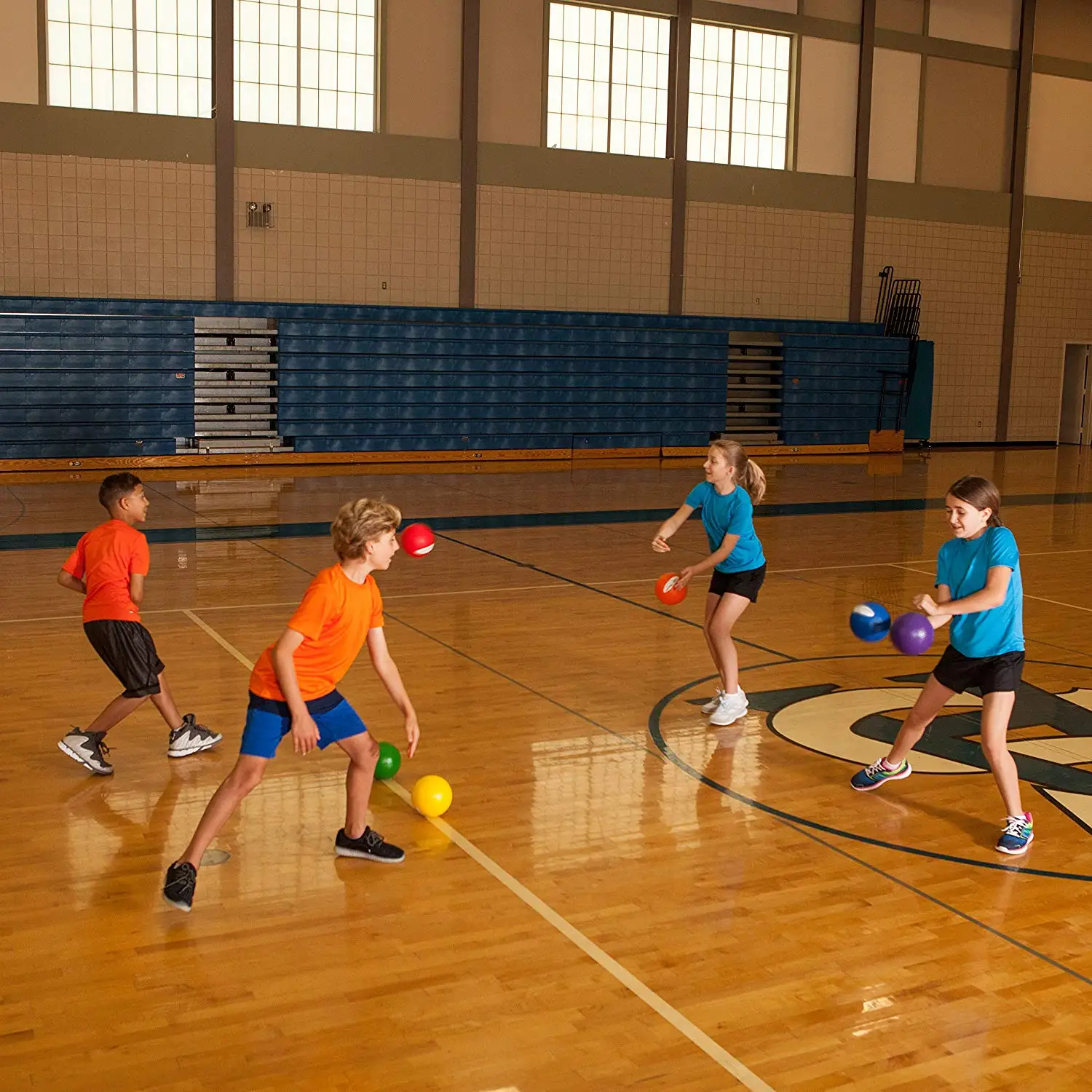 6 Inch Custom Playground Sports Dodge Ball Sets Assorted Colors - Buy ...