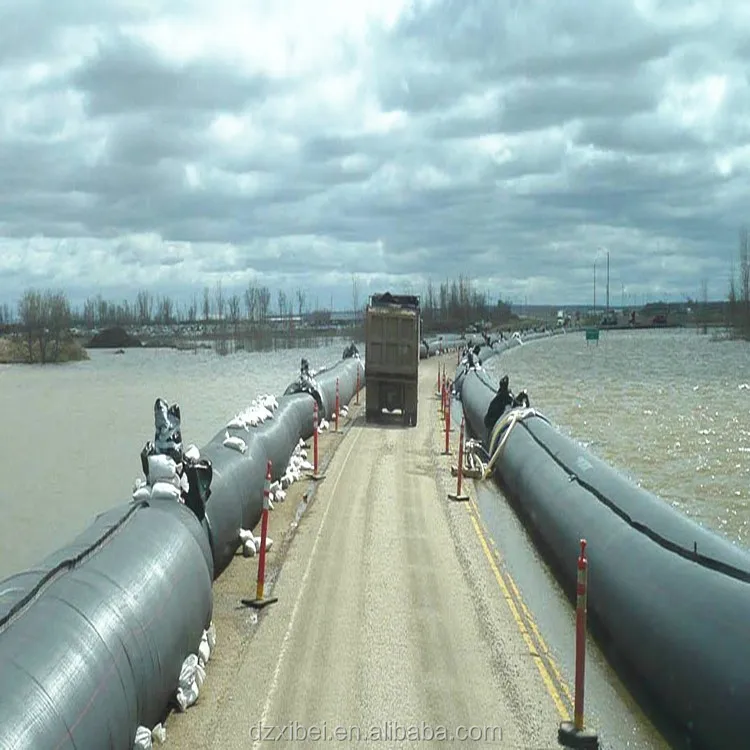 Pp Woven Geotextile Tubes For Flood Control/ Mud Slides/hazardous Waste ...