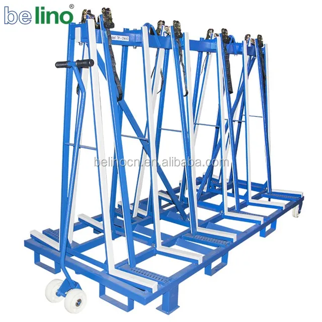 Glass a Frame Slab Rack - Durable Steel Transport Racks